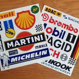 German Racing Decal Set - Martini - Motorsport - Formula 1 - Track ...