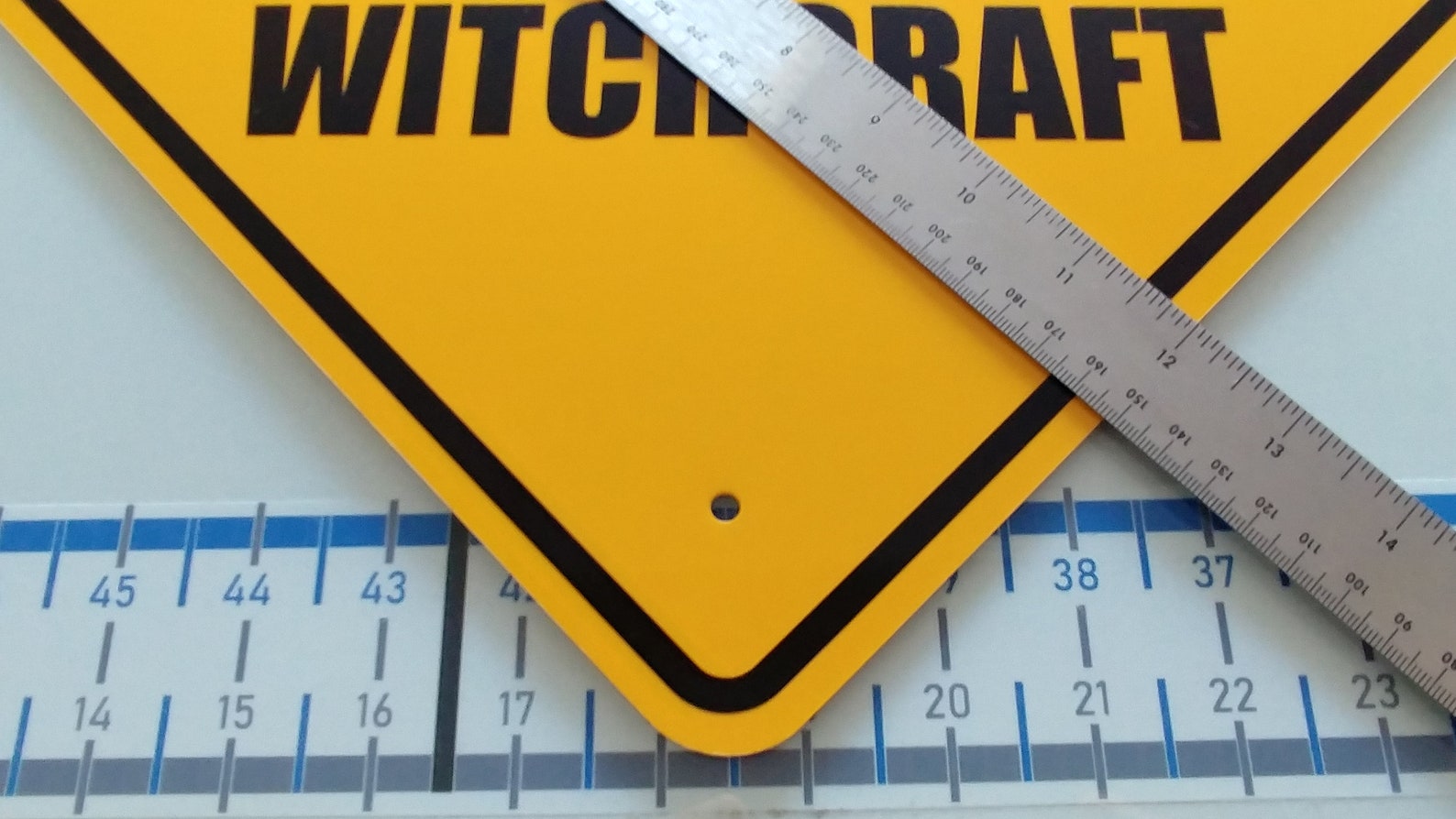 WITCH CROSSING SIGN Low Flying Witchcraft Caution Fun - Etsy