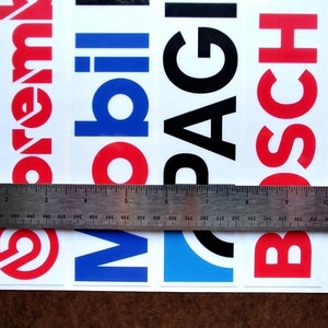 German Racing Decal Set Martini Motorsport Formula 1 Track Autocross ...