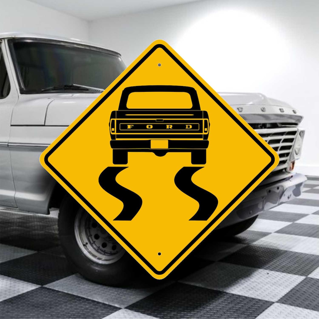 1969 Ford F-100 Customizable Truck Sign - Fun Garage Decor - Classic ...