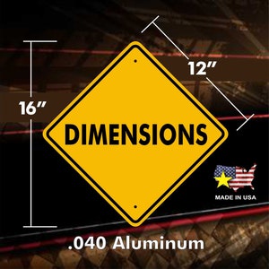 Dinosaur Crossing Sign - Aluminum - T Rex - Tyrannosaurus Skeleton ...