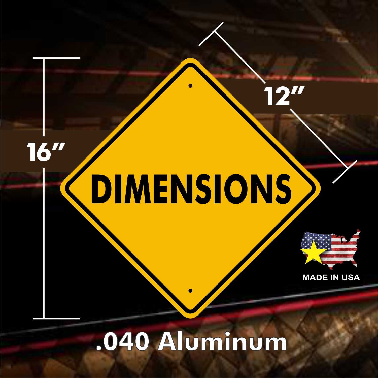 DEER CROSSING SIGN Aluminum Highway Style Placard Hunting - Etsy