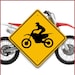 Dirt Bike Crossing Sign - Enduro Trail Marker - Motocross Inspired Gift ...