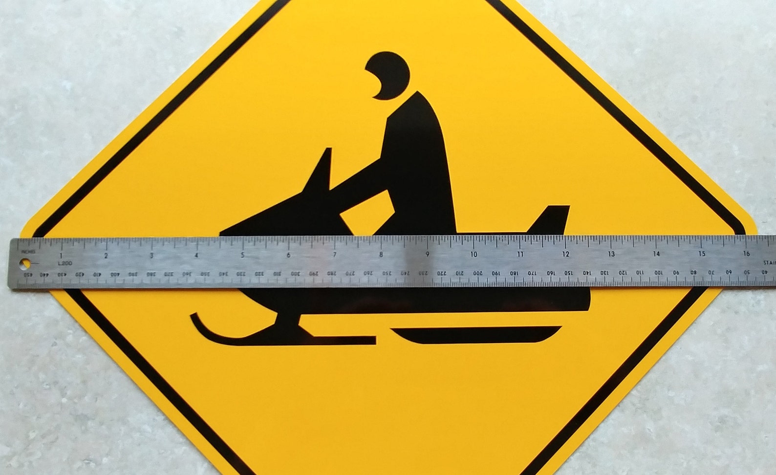 Snowmobile Crossing Sign Trail Marker Aluminum Skidoo | Etsy