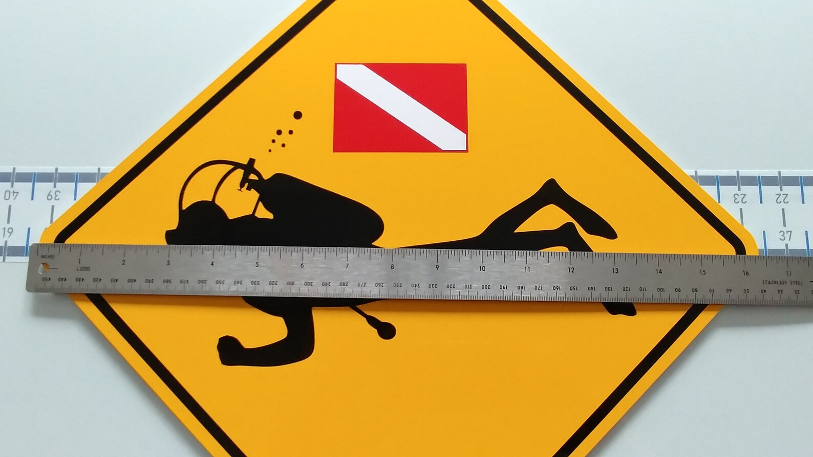Scuba Sign Aluminum Diver Down Warning Underwater - Etsy
