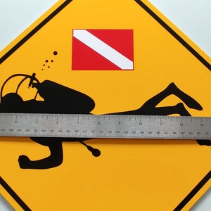 Scuba Sign - Aluminum - Diver Down Warning - Underwater Adventure ...
