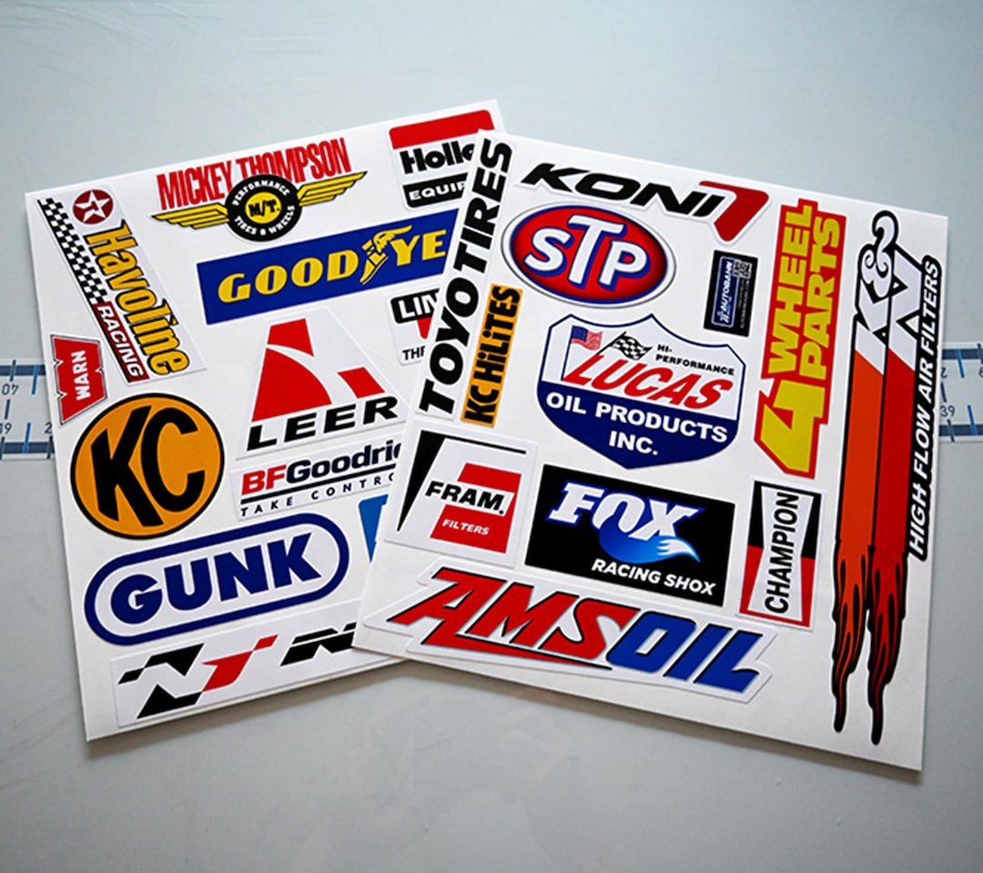 Off Road Racing Decal Set - 4x4 Monster Truck Rally Decor -USA Baja ...