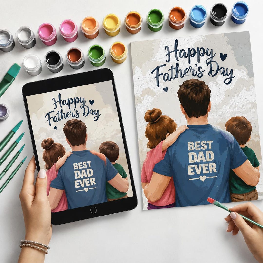 Paint by Numbers Personalized Photo to Canvas 24 Colors DIY Gift for ...