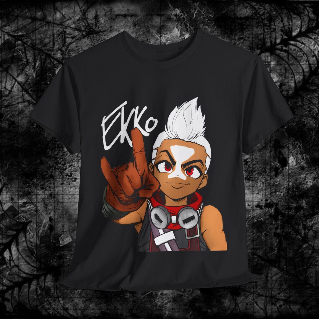 Ekko Arcane Cartoon Animation League of Legends Unisex T-shirt LOL ...