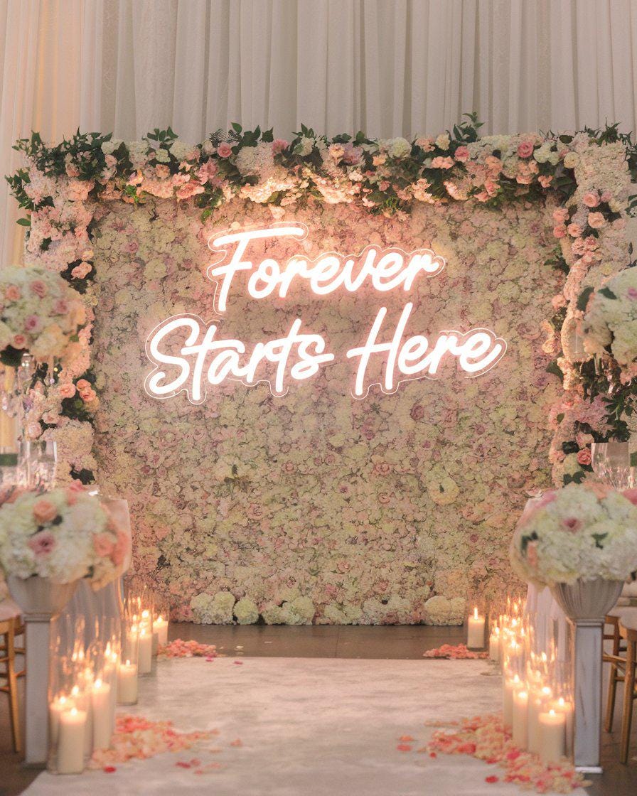 Custom Neon Sign Wedding Neon Sign for Reception Wedding Centerpieces ...