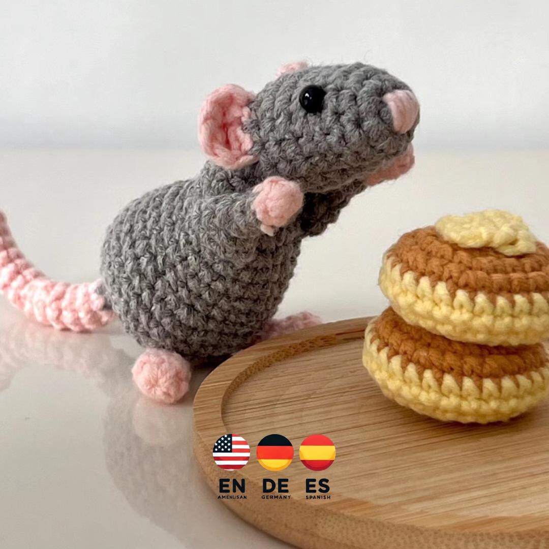 For Cat Lover Mouse Crochet Pattern | Süßes Maus Häkelmuster | Easy DIY ...