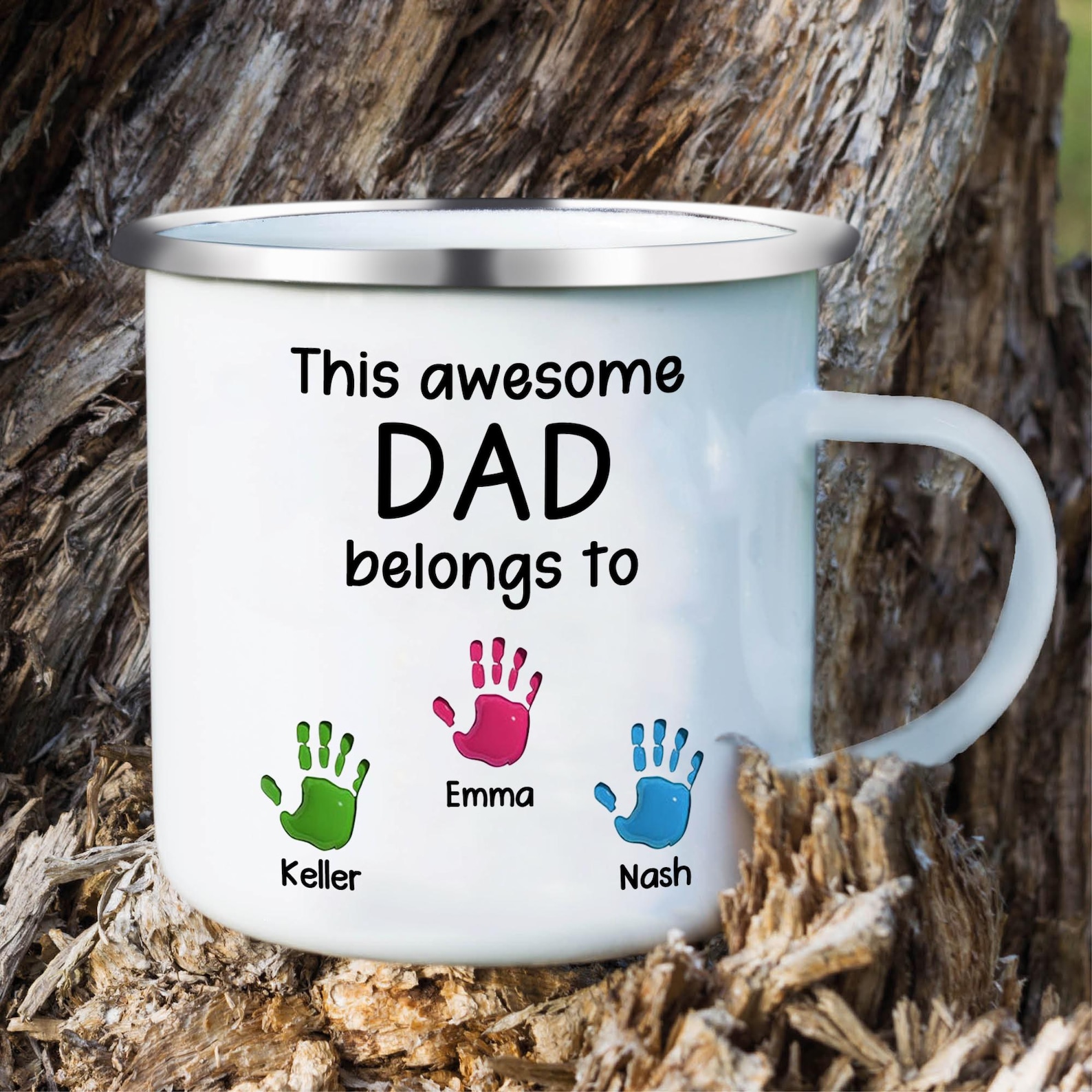 Personalized Dad Mug,custom Best Dad Ever Dad Coffee Cup, Dad Gifts ...