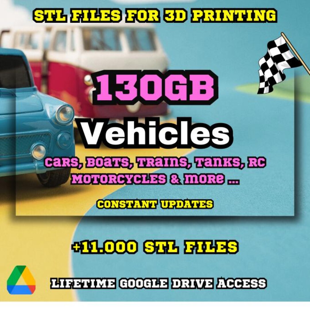 Vehicles STL Pack 130GB , Over 11,000 STL 3D Printing Files - Etsy