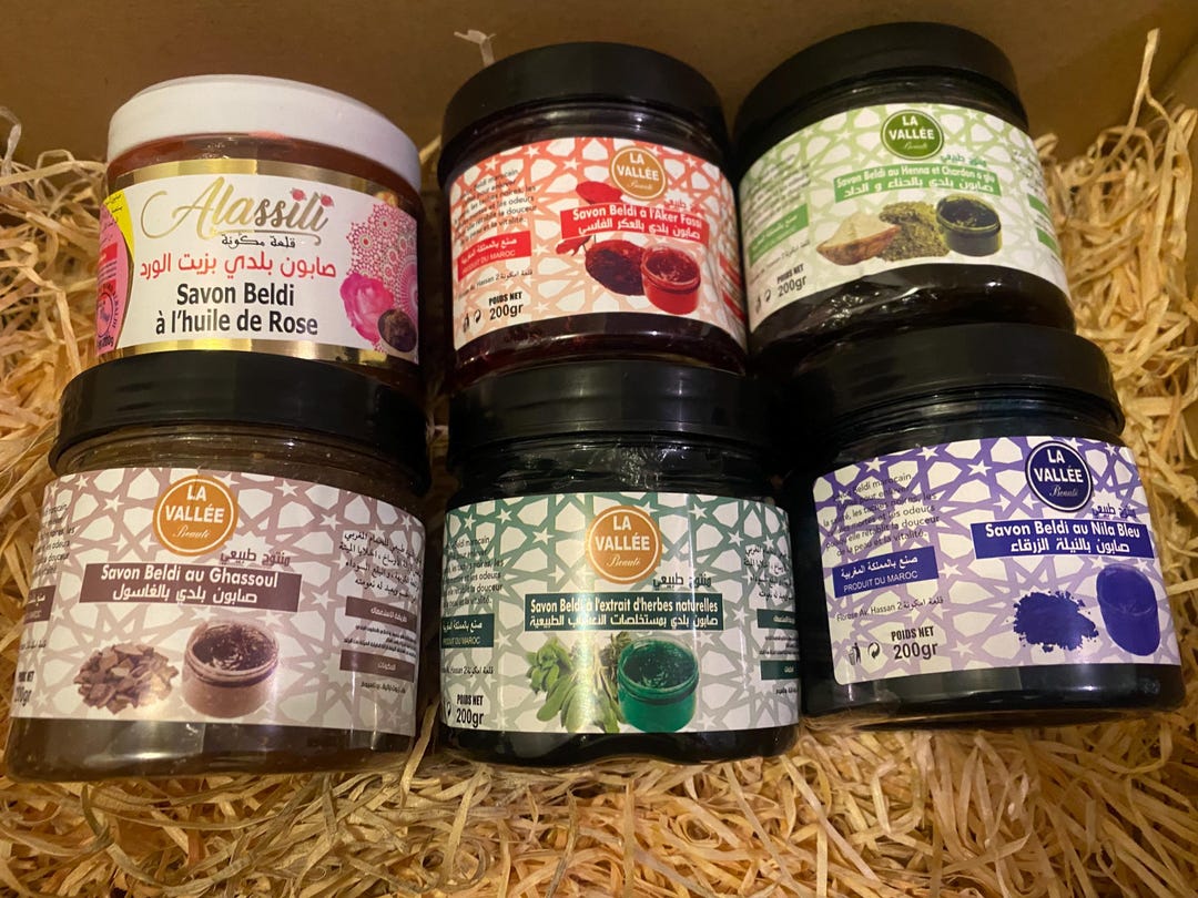 The Essence of Moroccan Care: Your Box of Unique Black Soaps - Etsy