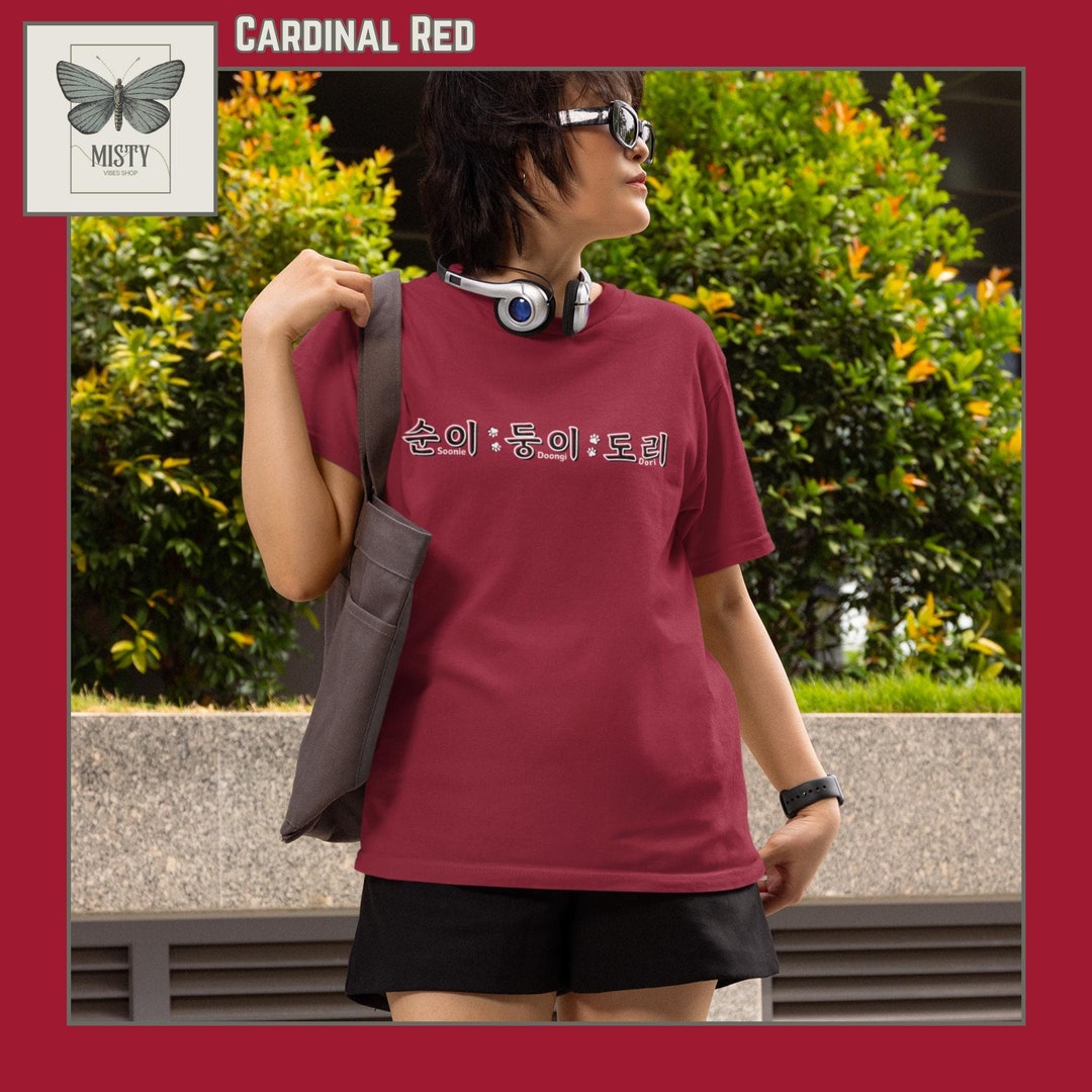 Soonie Doongi Dori, K-pop Stray Kids Cat Names Unisex Tee, Lee Knows ...