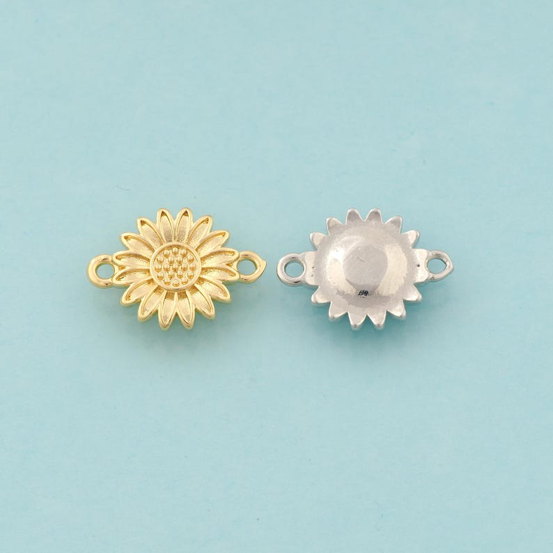 Gold Daisy Connector,flower Jewelry Connector,daisy Connector for DIY ...