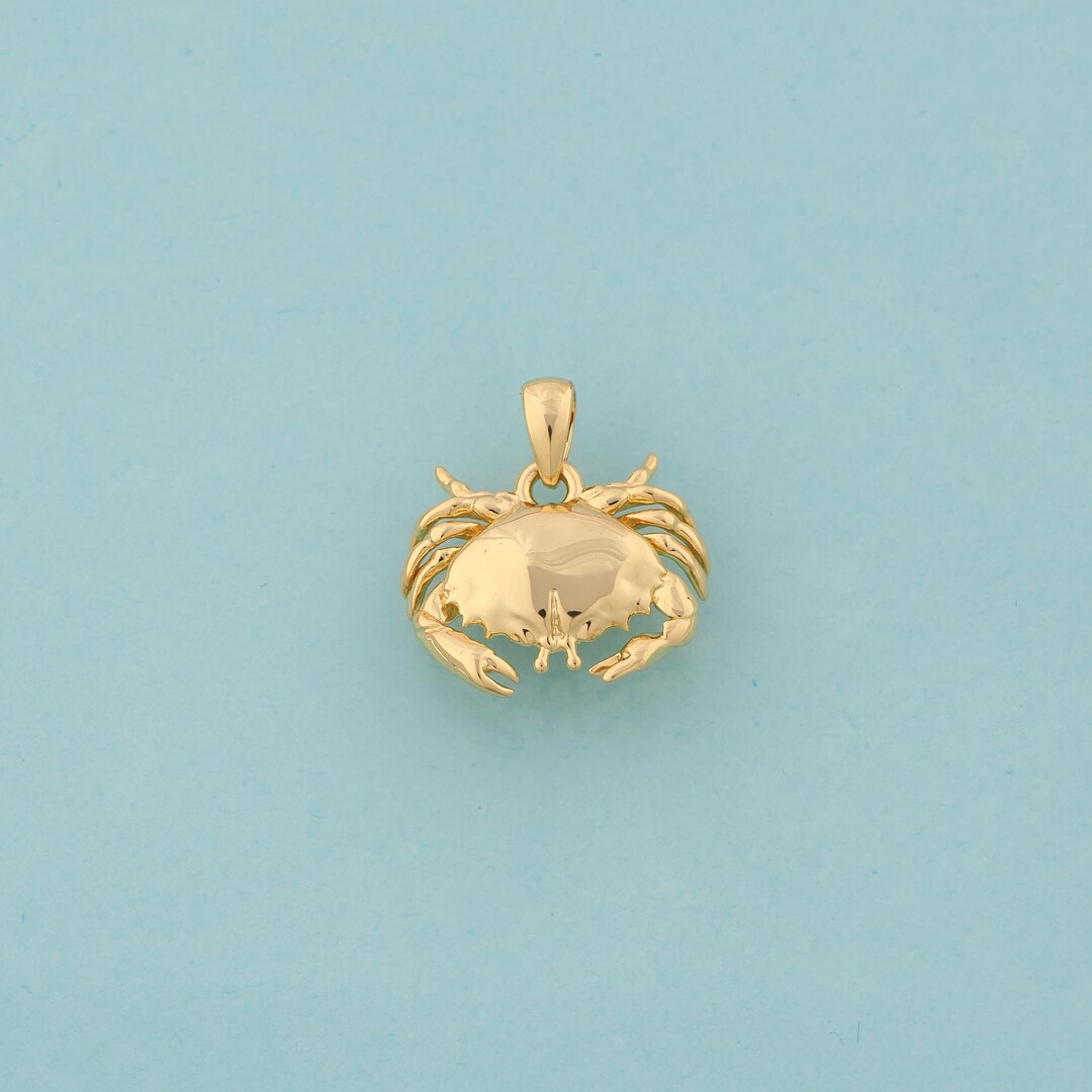 Gold Crab Charms,marine Life Jewelry,crab Pendant for DIY Jewelry ...