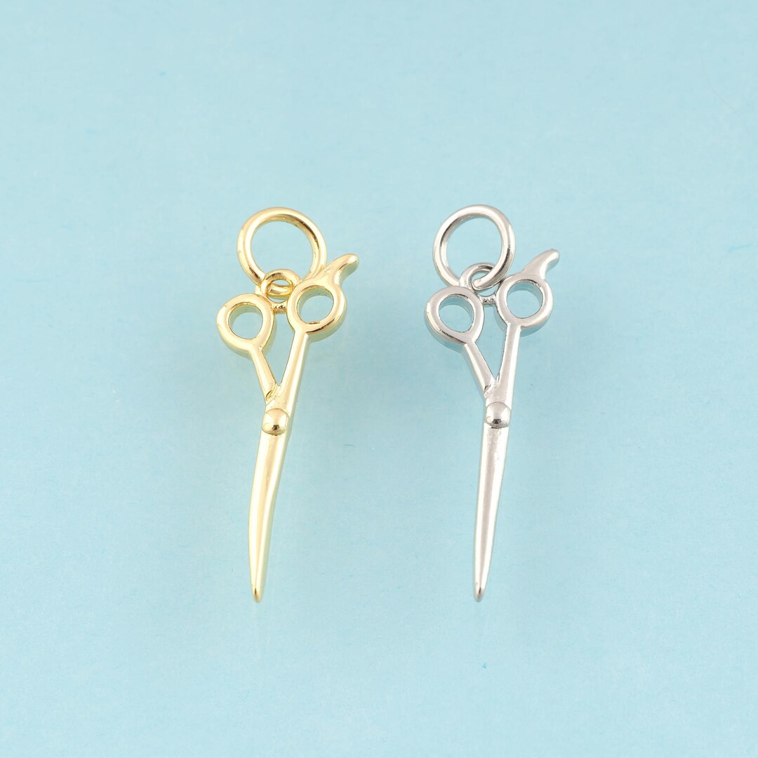 Gold Scissors Charms,scissors Jewelry,scissors Pendant for DIY Jewelry ...