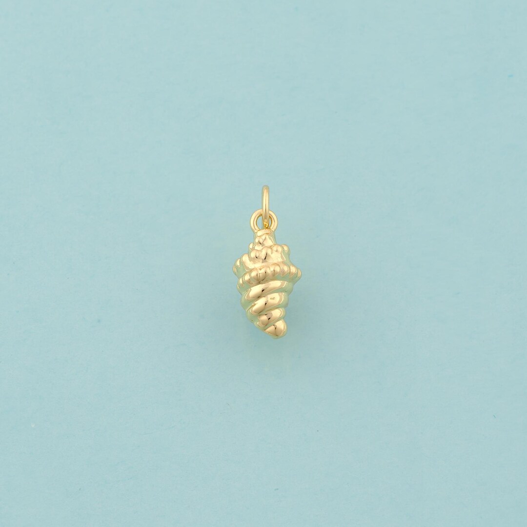 Gold Conch Charms,conch Jewelry,conch Pendant for DIY Jewelry Making ...