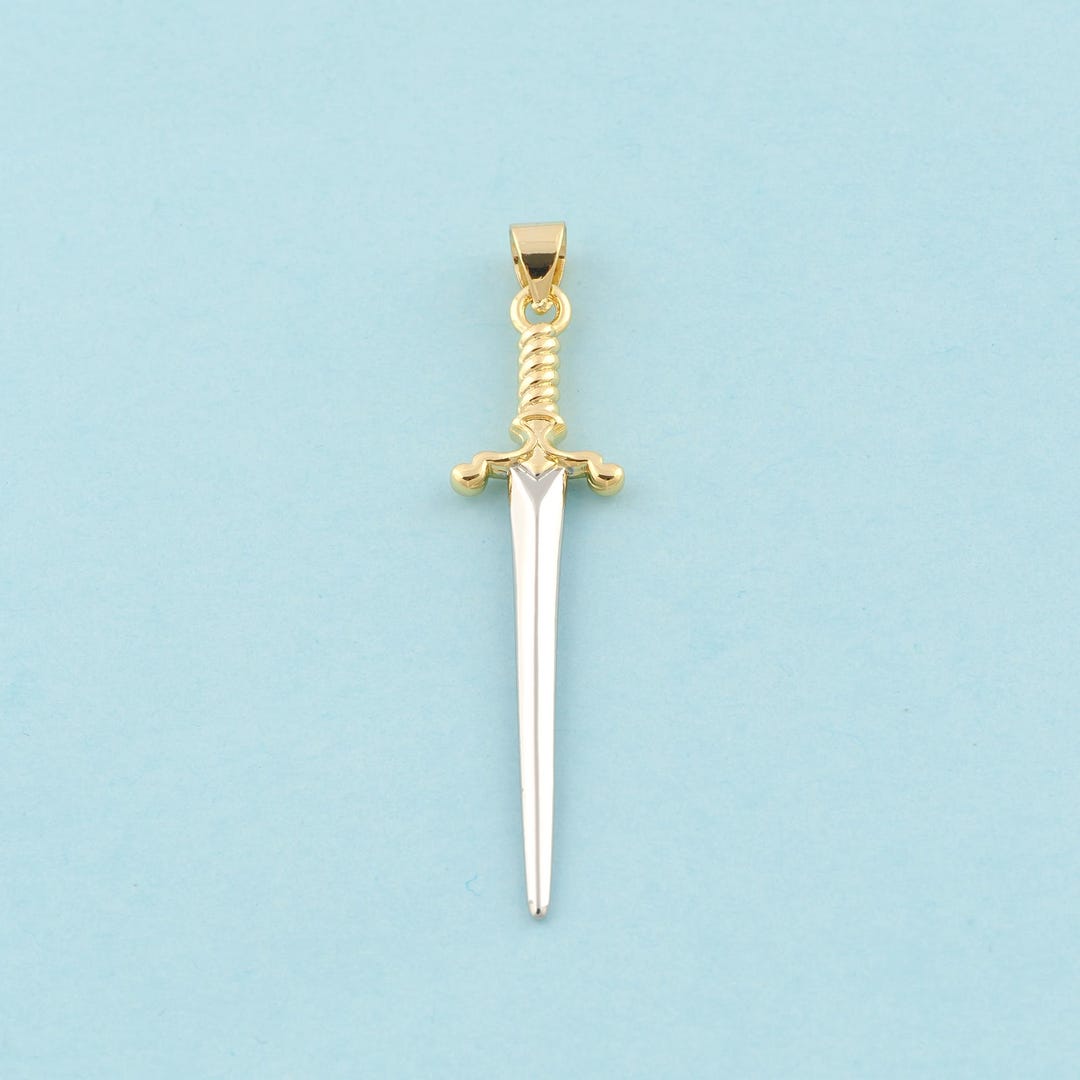 Gold Sword Charms,sword Jewelry,sword Pendant for DIY Jewelry Making ...