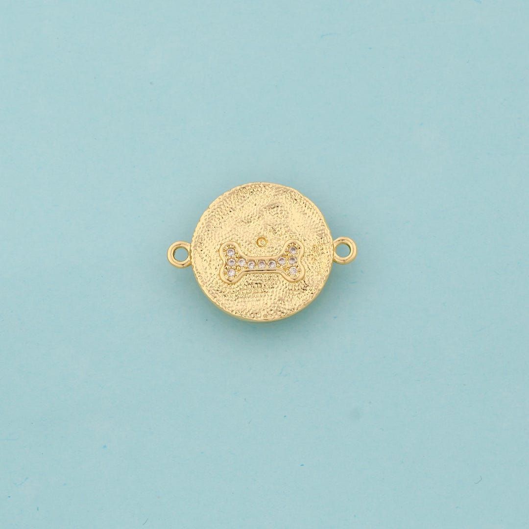 Gold CZ Bone Connector,bone Jewelry Connector,bone Connector for DIY ...