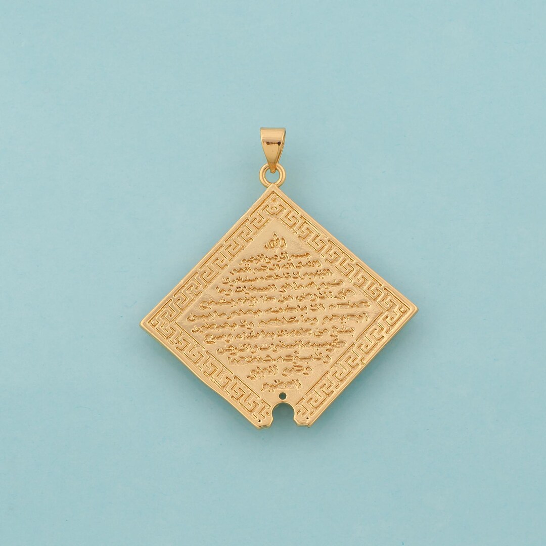 Gold Scripture Charms,square Jewelry,scripture Pendant for DIY Jewelry ...