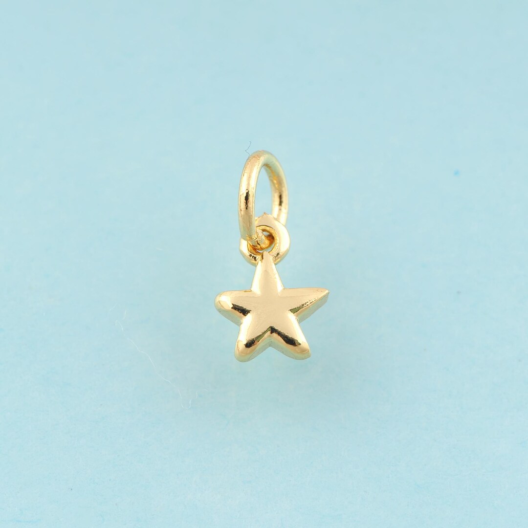 5 Pcs Gold Mini Star Charms,star Jewelry,celestial Pendant for DIY ...