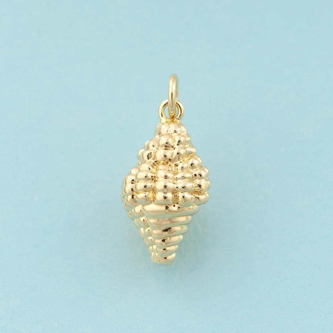 Gold Conch Charms,conch Jewelry,conch Pendant for DIY Jewelry Making ...