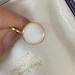 Mabe Pearl Pendant 15mm | 18K Gold Bezel Setting | Large White Dome ...