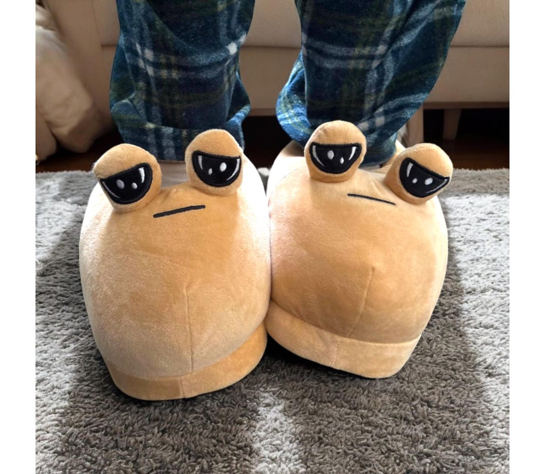 My Pet Alien Slippers, Plush Slippers, Soft Stuffed House Slippers ...
