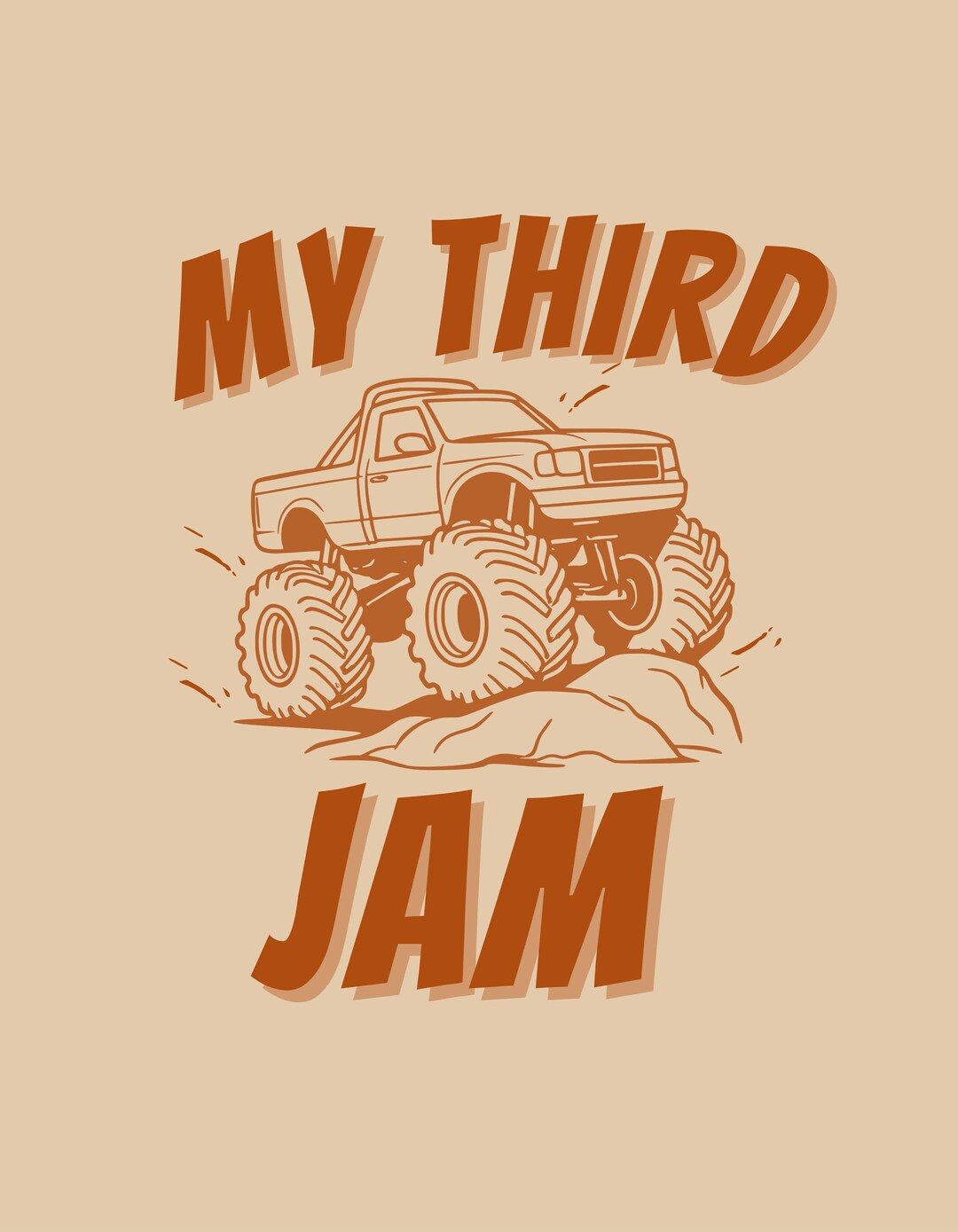 Birthday Monster Jam Custom Template PNG - Etsy
