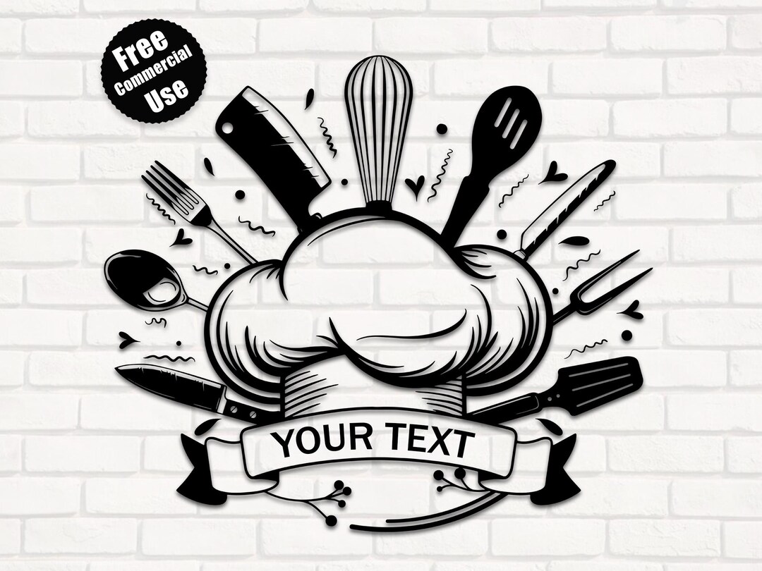 Chef Hat Svg, Cooking Tools Png, Restaurant Logo Svg, Chef Svg, Chef ...