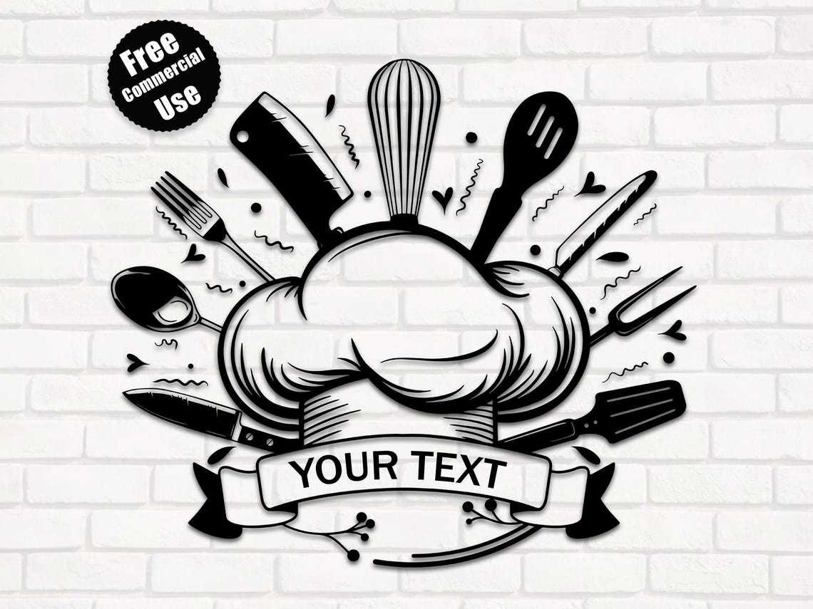 Chef Hat Svg, Cooking Tools Png, Restaurant Logo Svg, Chef Svg, Chef ...