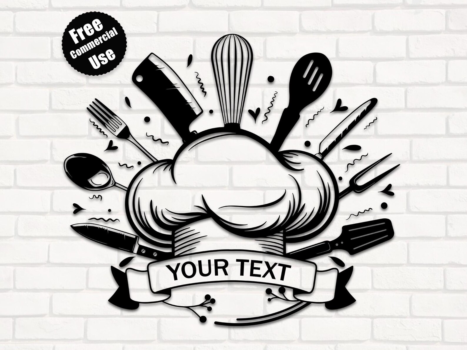 Chef Hat Svg, Cooking Tools Png, Restaurant Logo Svg, Chef Svg, Chef ...