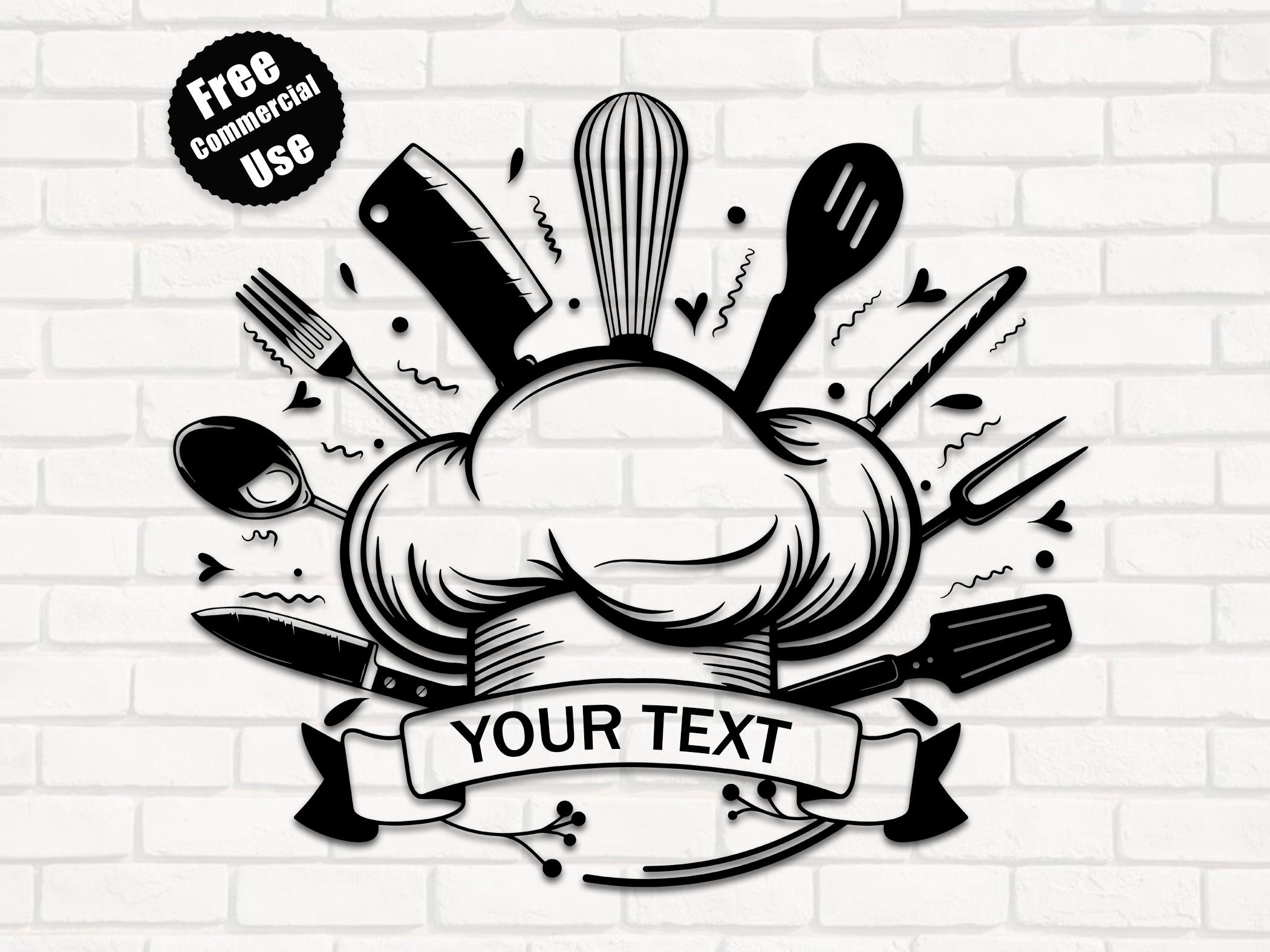 Chef Hat Svg, Cooking Tools Png, Restaurant Logo Svg, Chef Svg, Chef ...