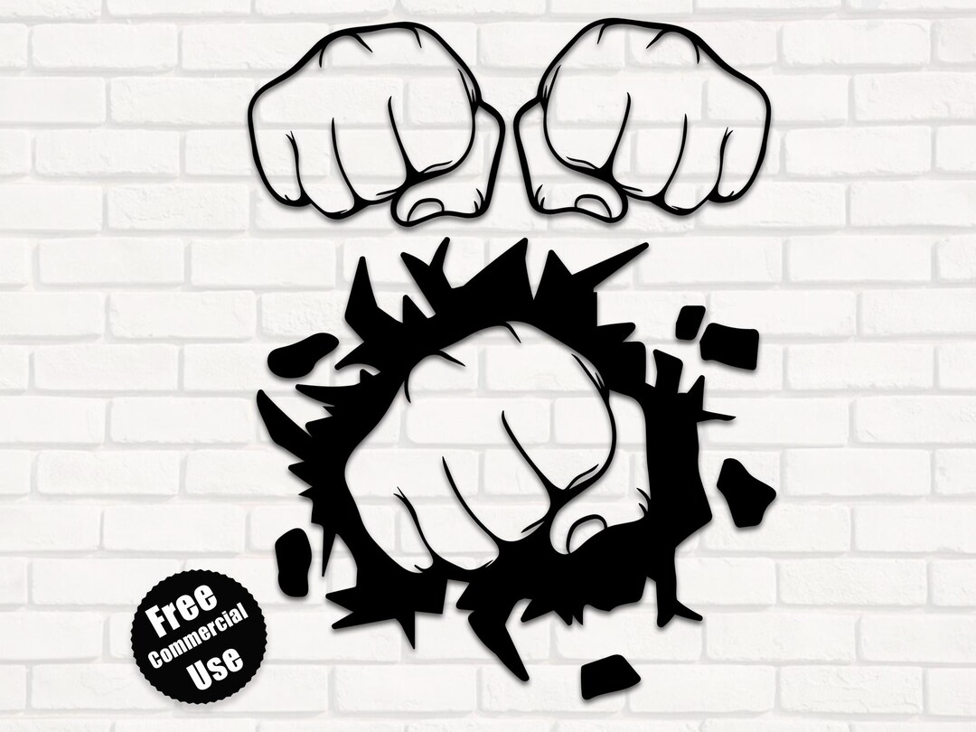Smash Punch SVG, Fist SVG, Punching Hand Svg, Fistbump Png, Smash Hand ...