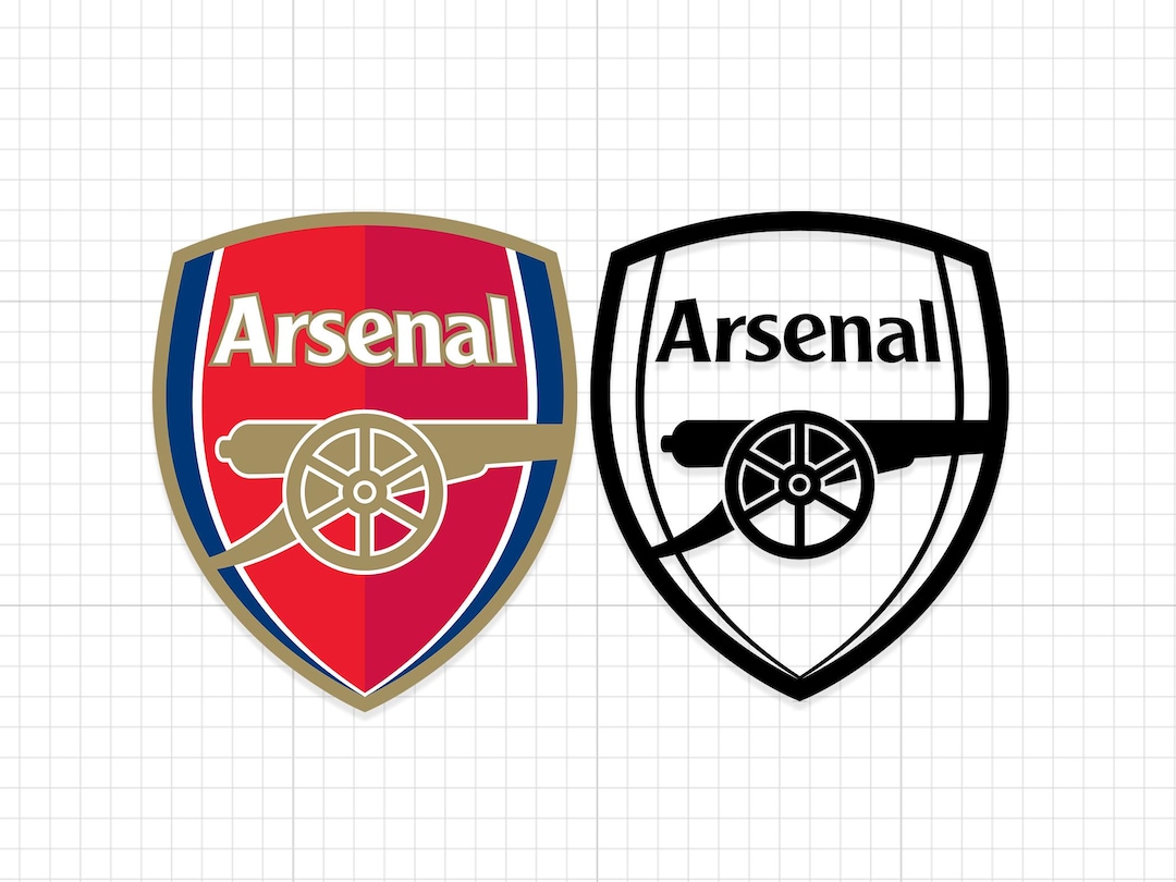 Arsenal FC Logo SVG PNG: London Football Clipart - Cricut Silhouette ...