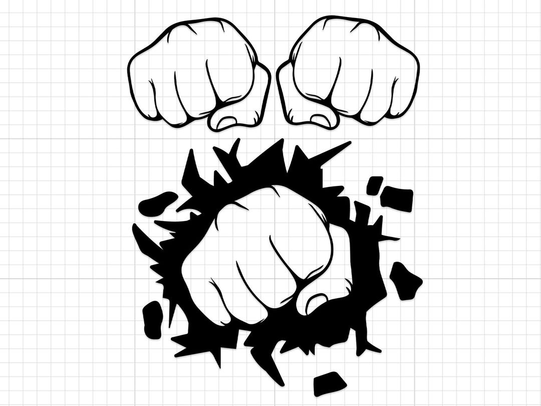 Fist SVG Bundle, Smash Punch, Fistbump PNG (free Commercial Use) - Etsy UK