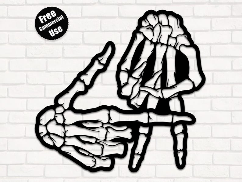 LA Svg, LA Fingers Svg, LA Hand Sign, La Skeleton Hand Svg, Los Angeles ...
