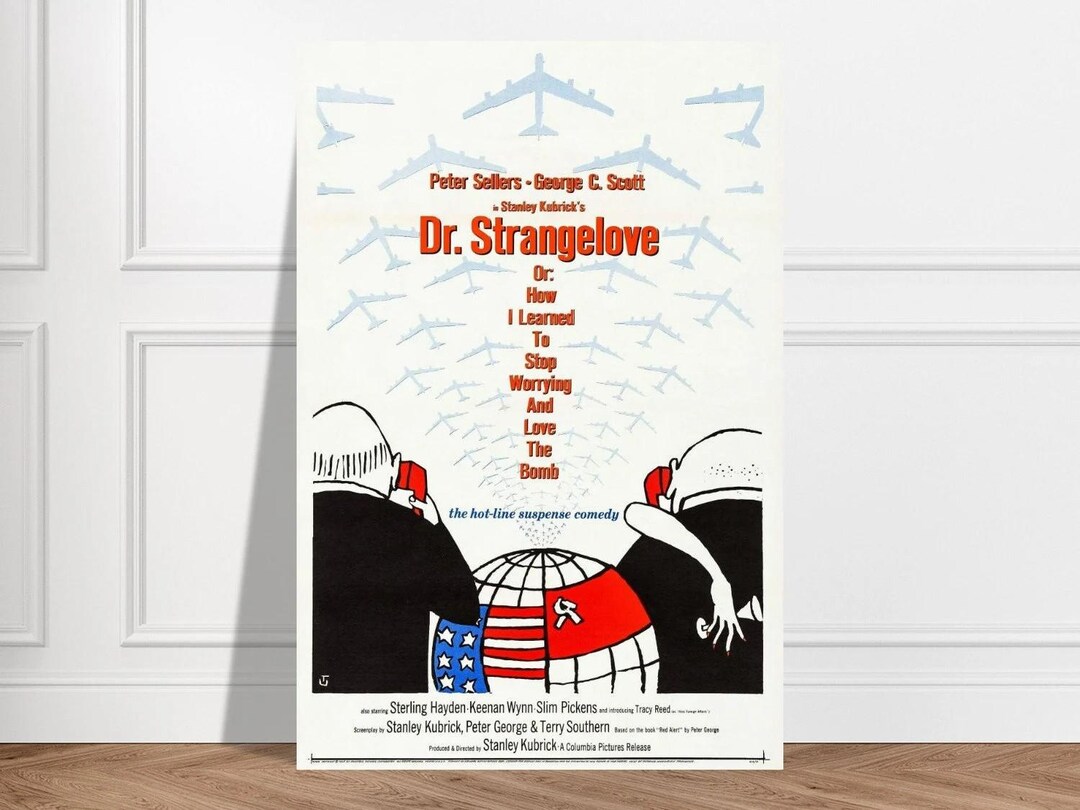 Dr. Strangelove 1964 Cinema Print Poster Film Movie 60s War Comedy ...
