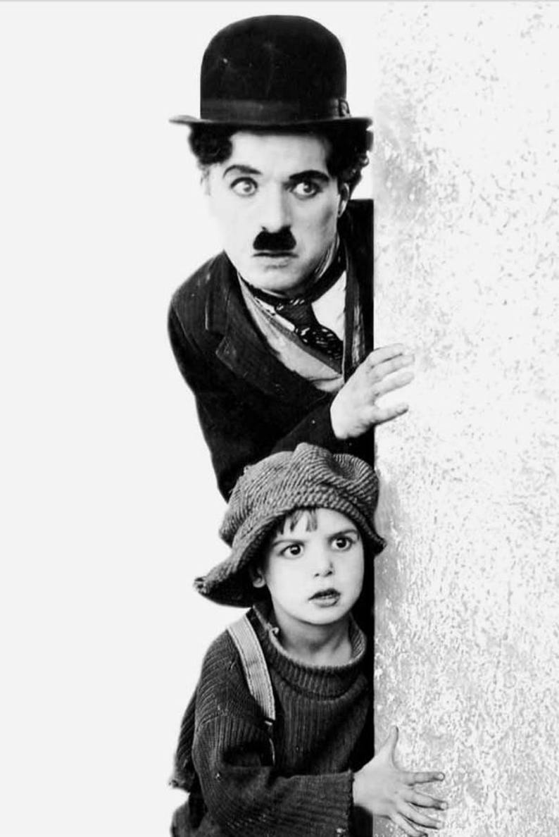The Kid 1921 Cinema Print Poster Vintage Film Movie Still Black and ...