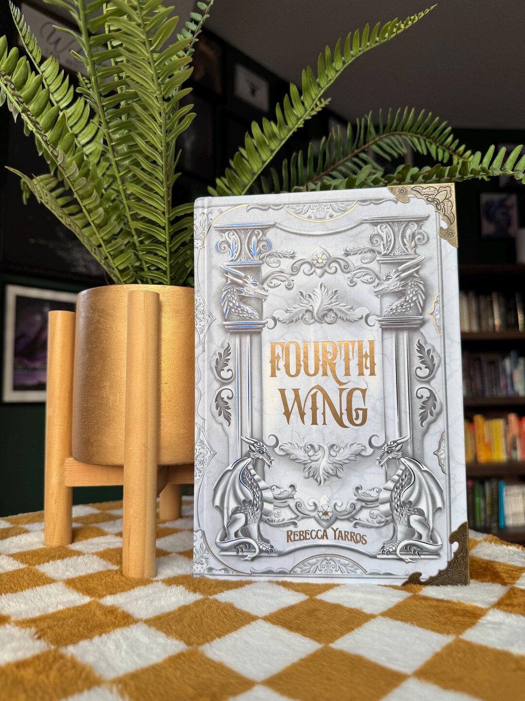 SIGNED COPY Exclusive Bookish Box Hardcover of Fourth Wing by Rebecca ...