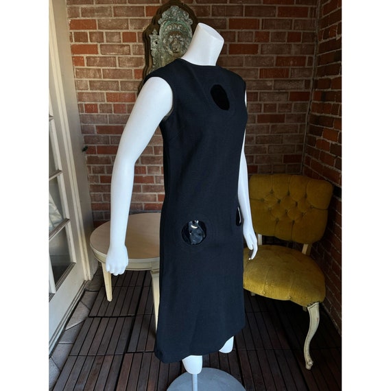 1960s Mod Black Dress - Gem