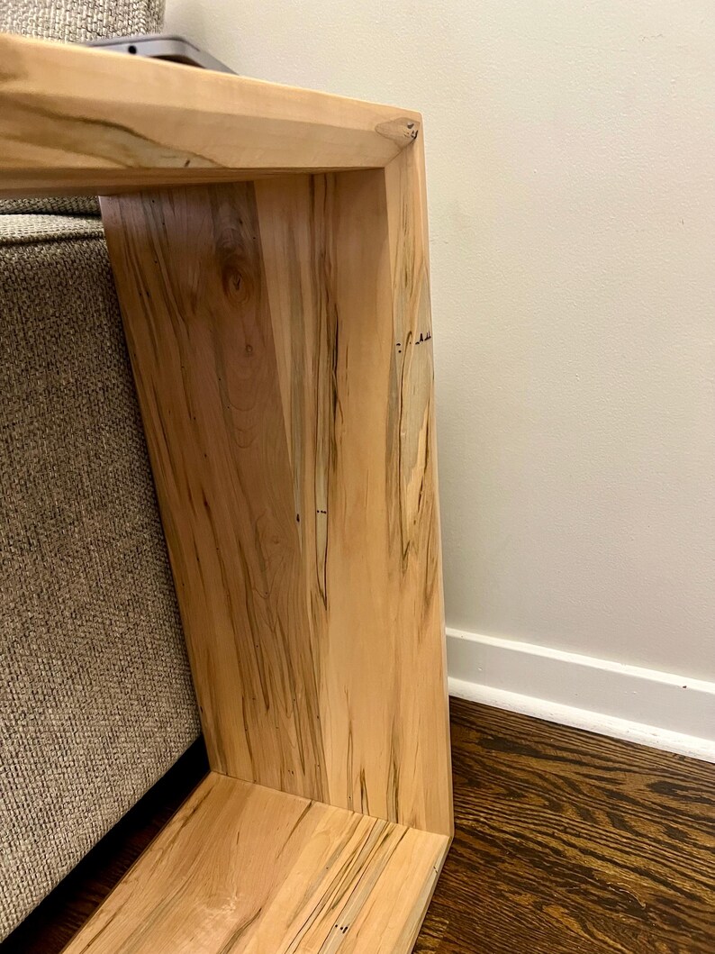 Custom Handmade Hardwood End Table – Multi-functional Living Room ...