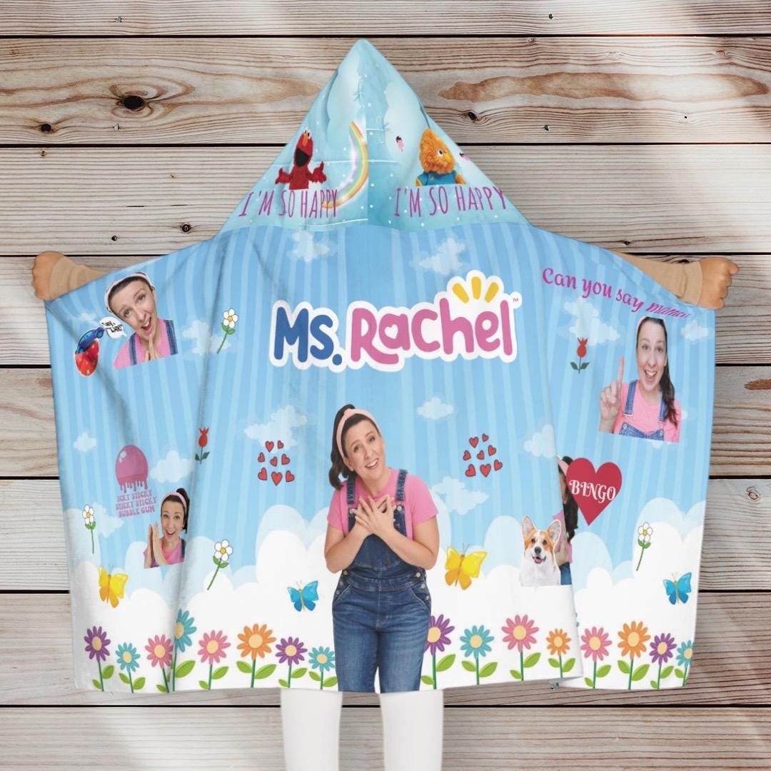 Ms Rachel Youth Hooded Towel, Ms Rachel Can You Say Mama Personalized ...