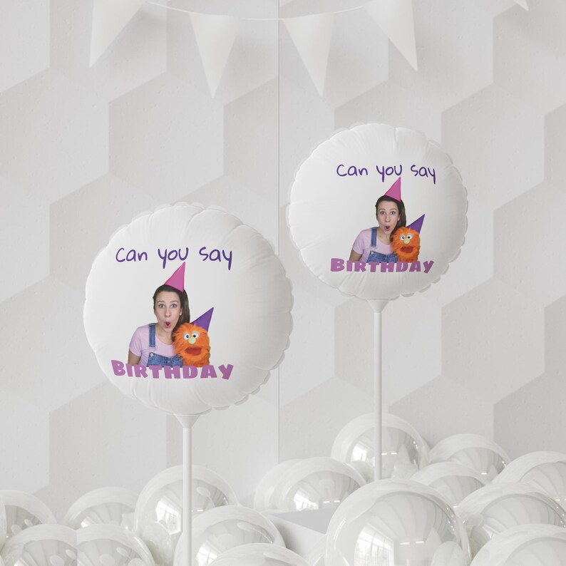MS RACHEL BIRTHDAY Balloon round and Heart-shaped, 11 - Etsy