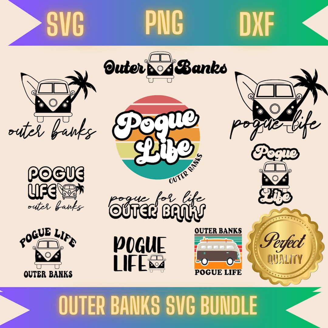 Outer Banks Svg, Outer Banks Png, ,pogue Life Svg, Twinkie Van Svg ...
