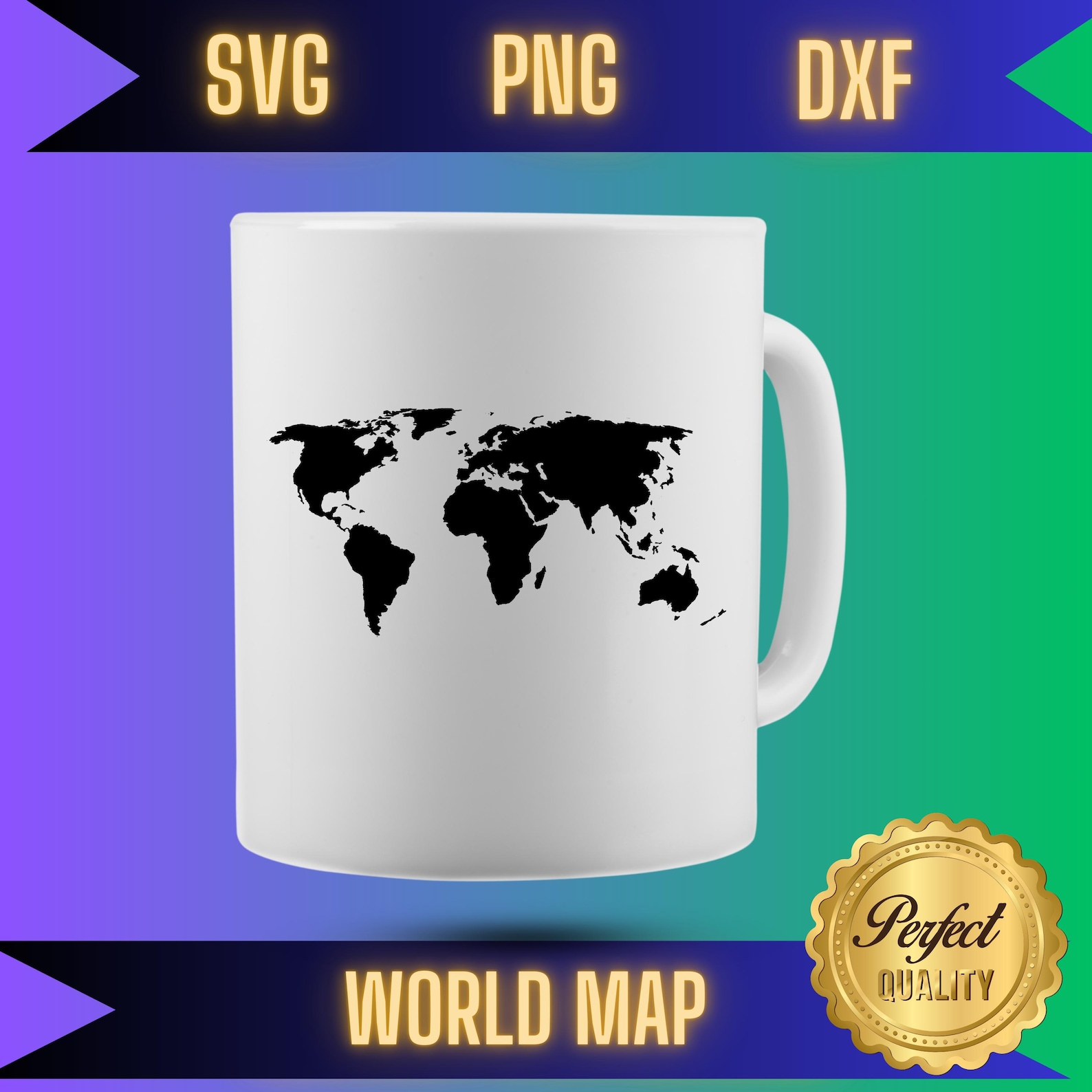 World Map Svg, World Map SVG Laser Cut Vector, World Map Png, World Map ...