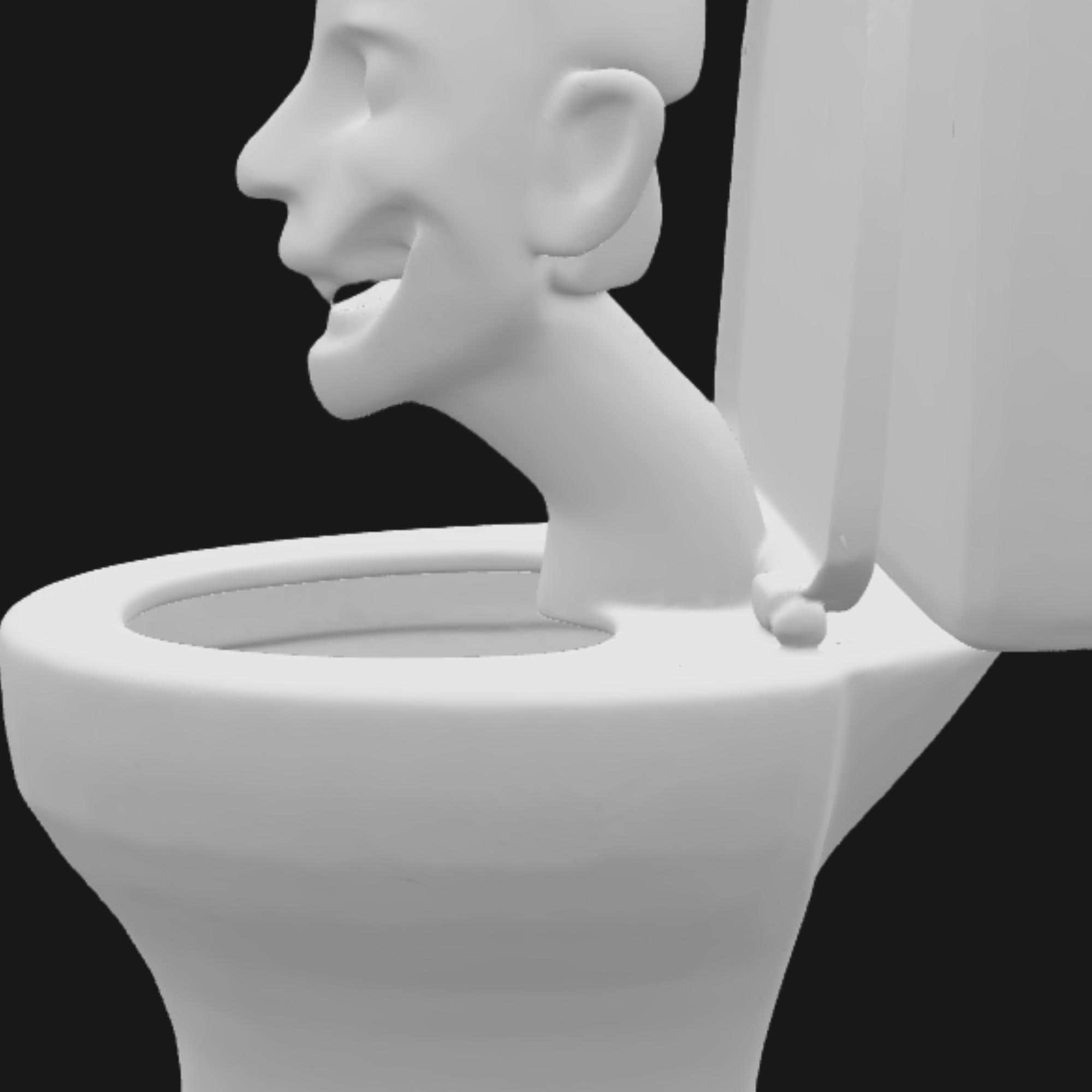 Skibidi Toilet Meme 3D STL File for 3D Printer - Brainrot Meme 3D Model ...