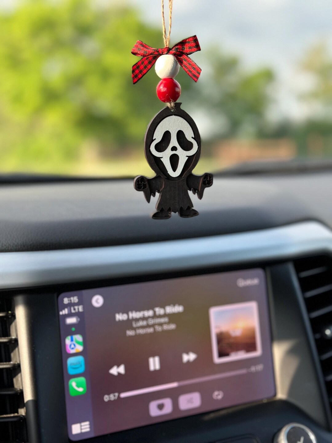 Ghostface Scream Car Charm Car Personalization Car Accessories Horror ...